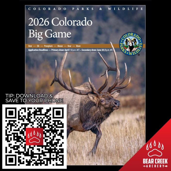 Colorado Big Game Brochure 2026 – Bear Creek Archery